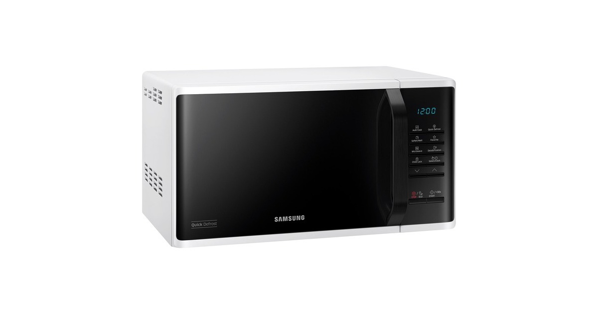 SAMSUNG MS23K3513AW/EG, Mikrowelle weiß/schwarz