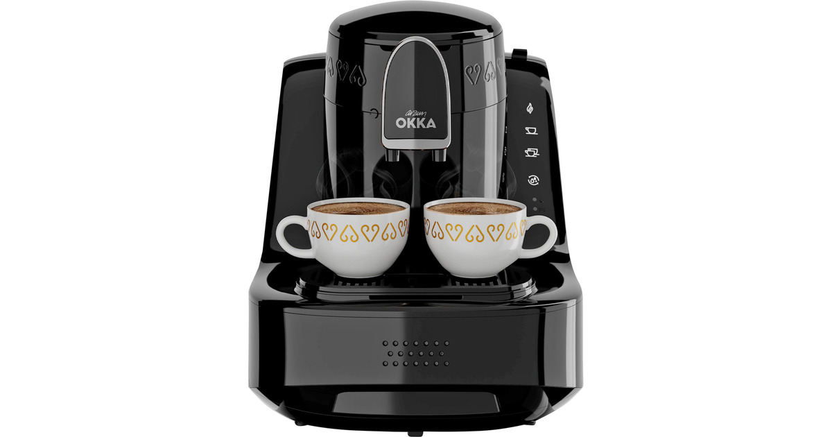 Arzum Okka Elite, Mokkamaschine schwarz/chrom, Modell 2025 Outlet