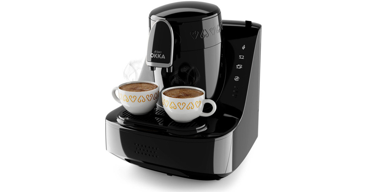 Arzum Okka Elite, Mokkamaschine schwarz/chrom, Modell 2025 Outlet