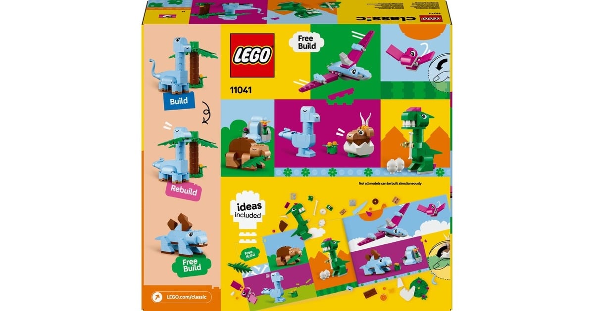 LEGO 11041 Classic Kreative Dinosaurier, Konstruktionsspielzeug
