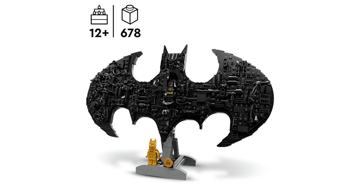 LEGO 76330 DC Super Heroes Batman Logo, Konstruktionsspielzeug Outlet