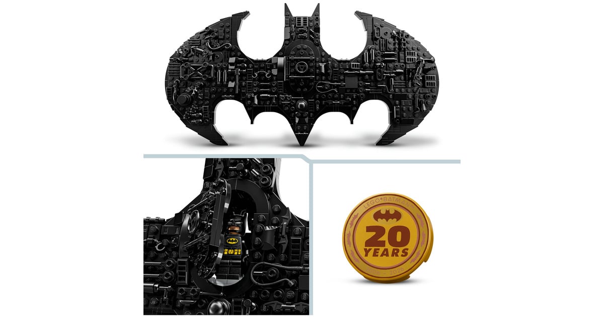 LEGO 76330 DC Super Heroes Batman Logo, Konstruktionsspielzeug Outlet