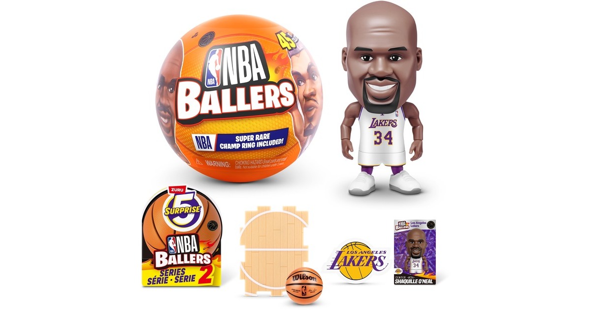 ZURU 5 Surprise - NBA Ballers Series 2, Spielfigur sortierter Artikel, eine Figur