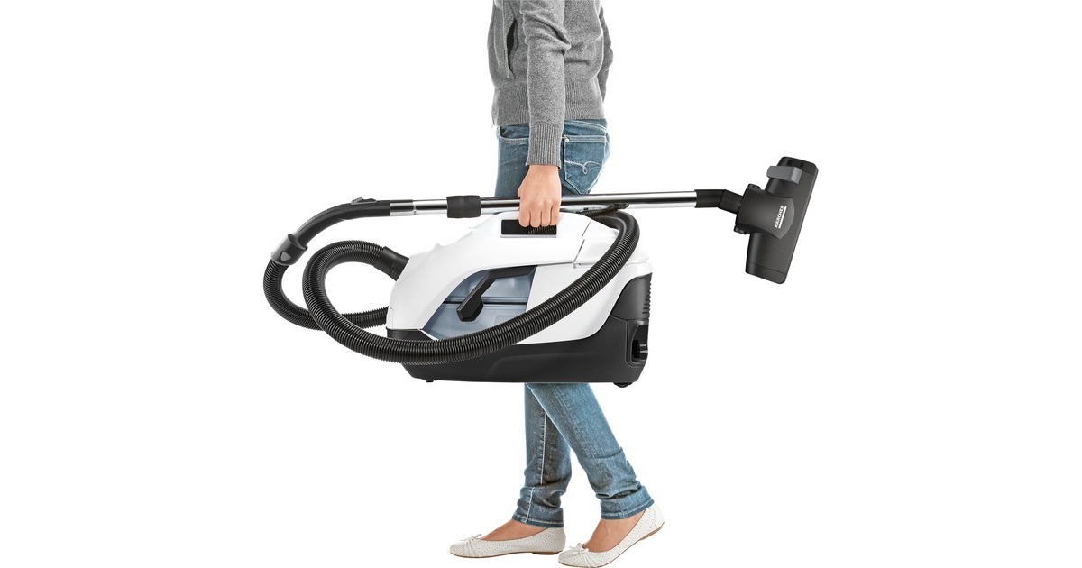 Kärcher DS 6, Bodenstaubsauger weiß/schwarz