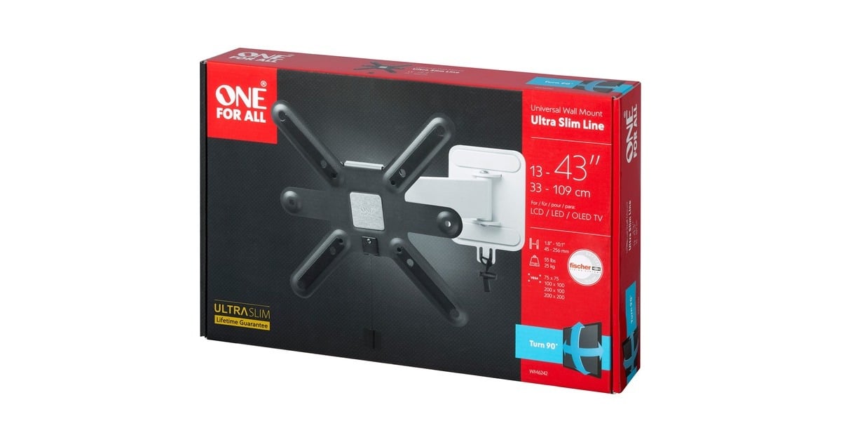 ONE FOR ALL TV-Wandhalterung WM 6242 schwarz
