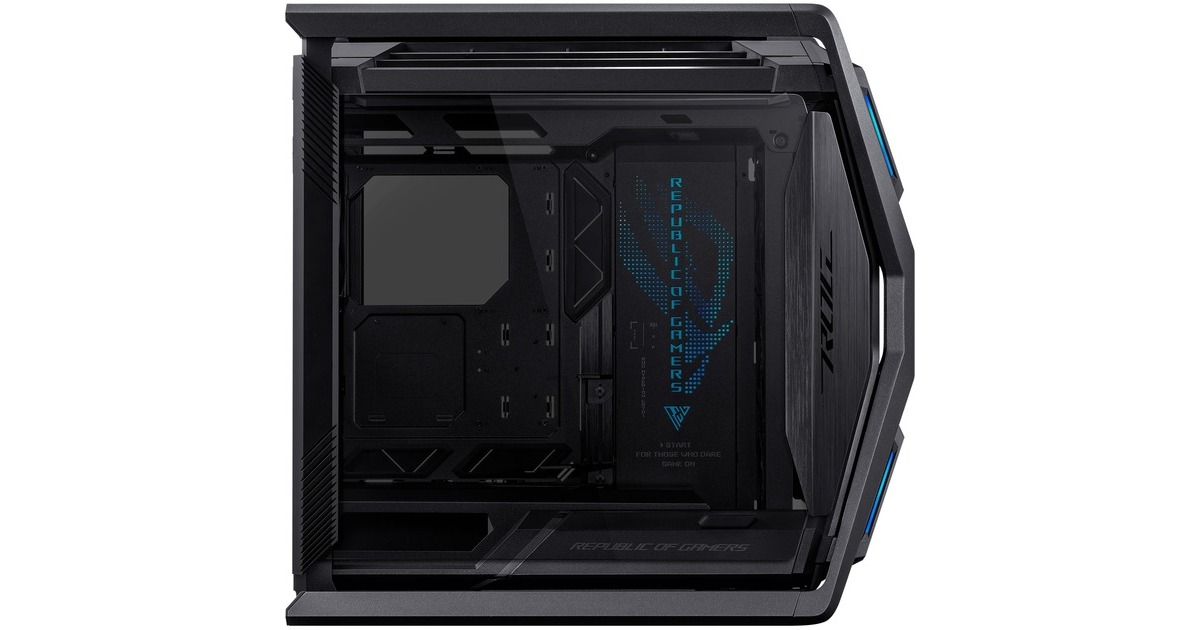 ASUS GR701 ROG Hyperion, Tower-Gehäuse schwarz, Tempered Glass