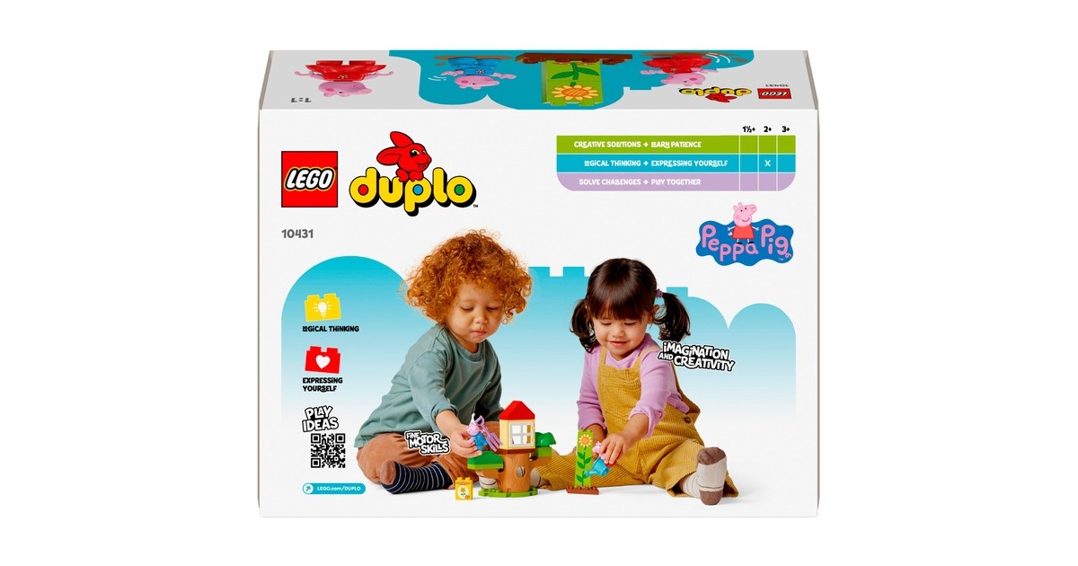 LEGO 10431 DUPLO Peppas Garten mit Baumhaus, Konstruktionsspielzeug