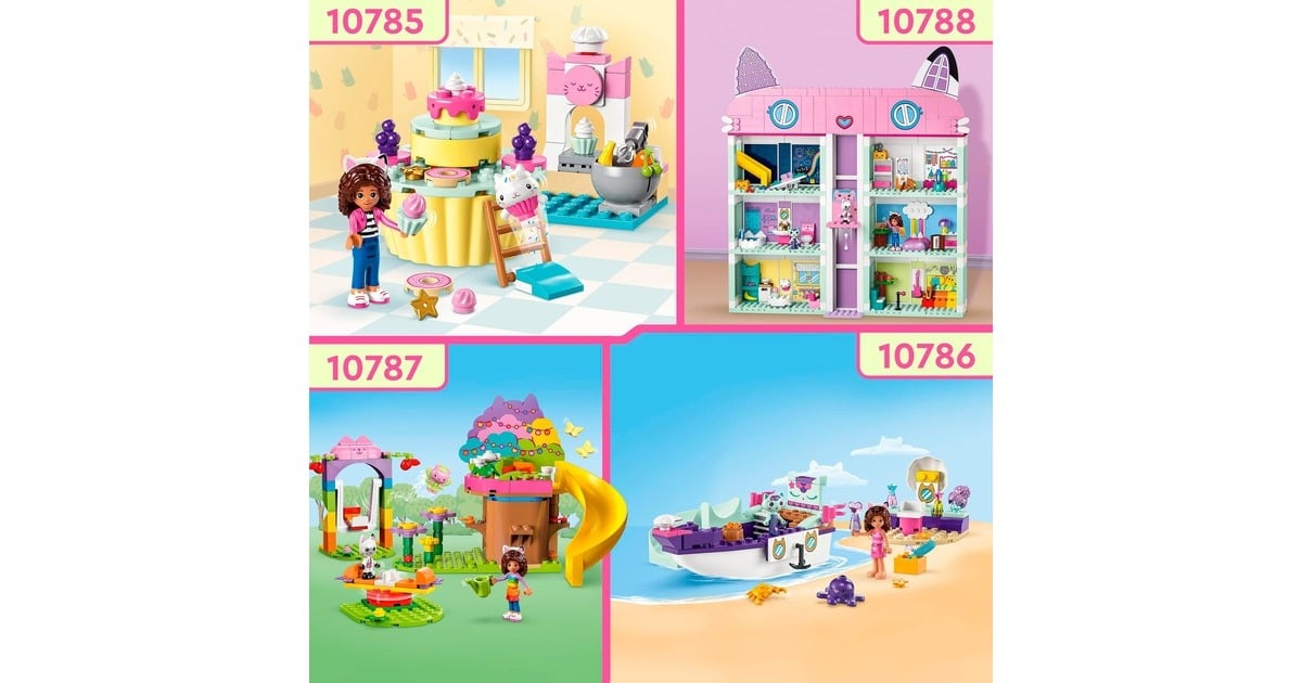 LEGO 10788 Gabby's Dollhouse Gabbys Puppenhaus, Konstruktionsspielzeug