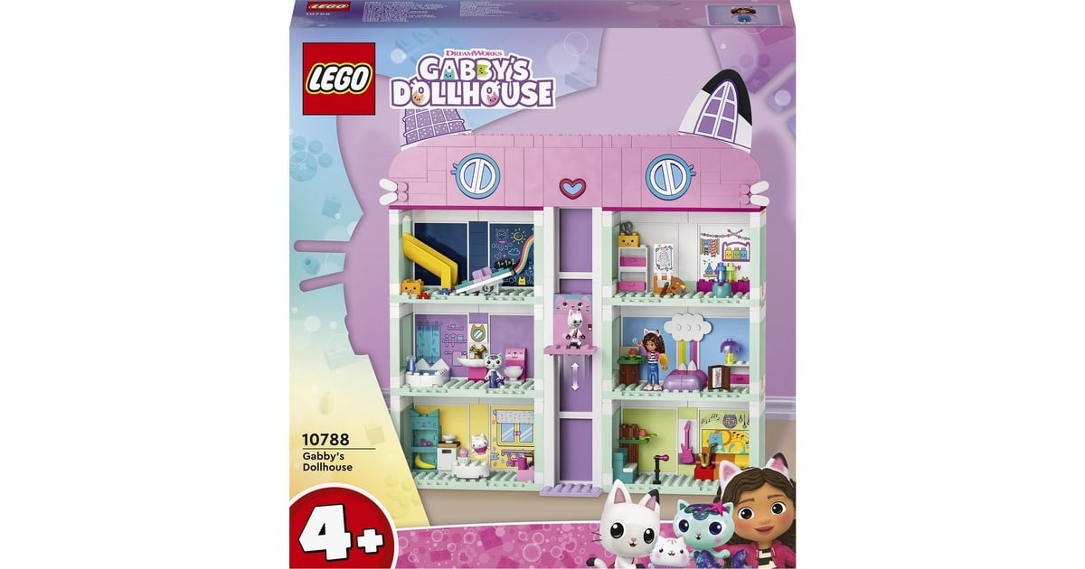 LEGO 10788 Gabby's Dollhouse Gabbys Puppenhaus, Konstruktionsspielzeug