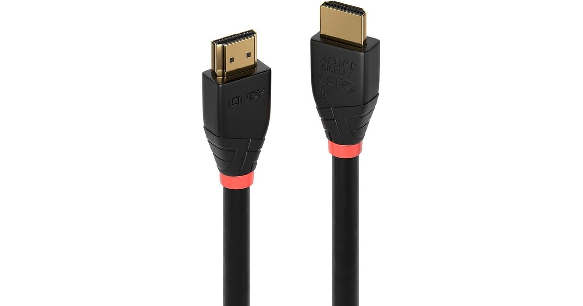 Lindy Aktives HDMI-Kabel 18G schwarz, 10 Meter