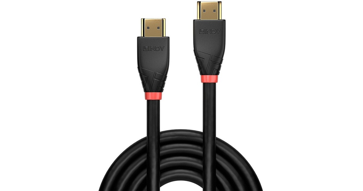 Lindy Aktives HDMI-Kabel 18G schwarz, 10 Meter