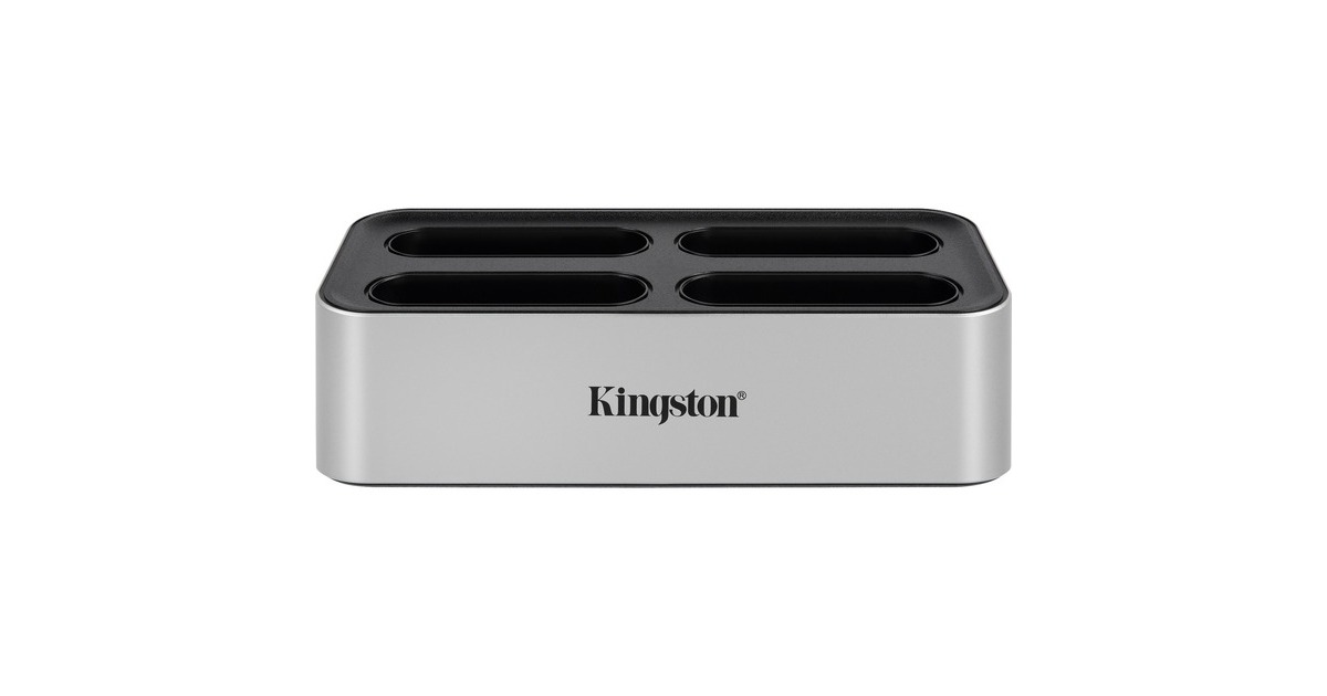 Kingston Workflow Station Dock + USB miniHub, Dockingstation silber/schwarz