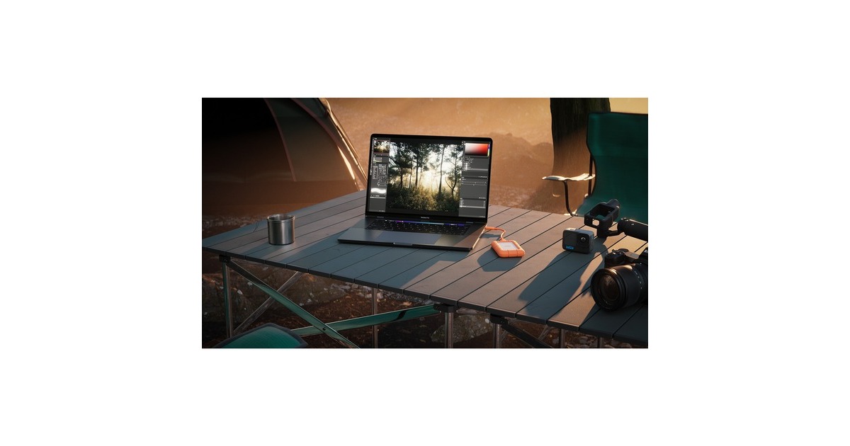 LaCie Rugged Mini SSD 4 TB, Externe SSD orange/silber, USB-C 3.2 Gen ...