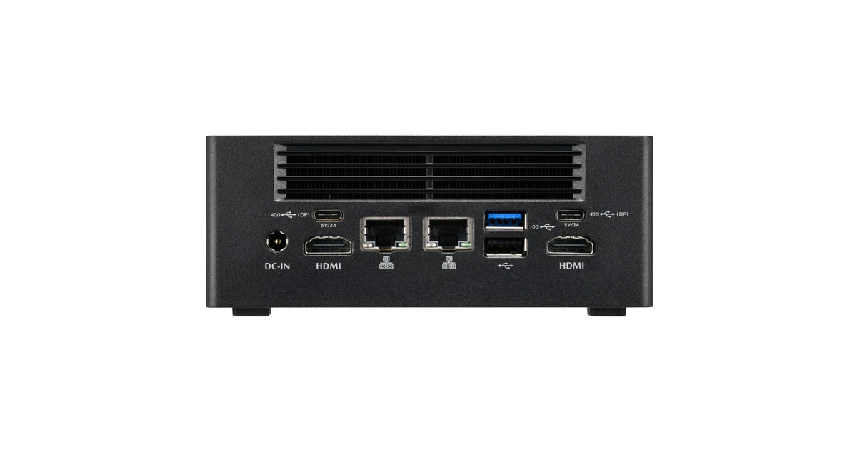 Shuttle XPC nano NT10H5, Barebone schwarz, ohne Betriebssystem