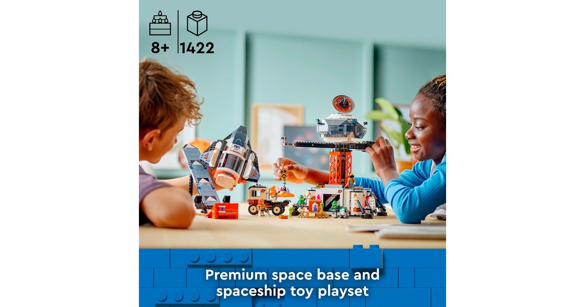 LEGO 60434 City Raumbasis mit Startrampe, Konstruktionsspielzeug