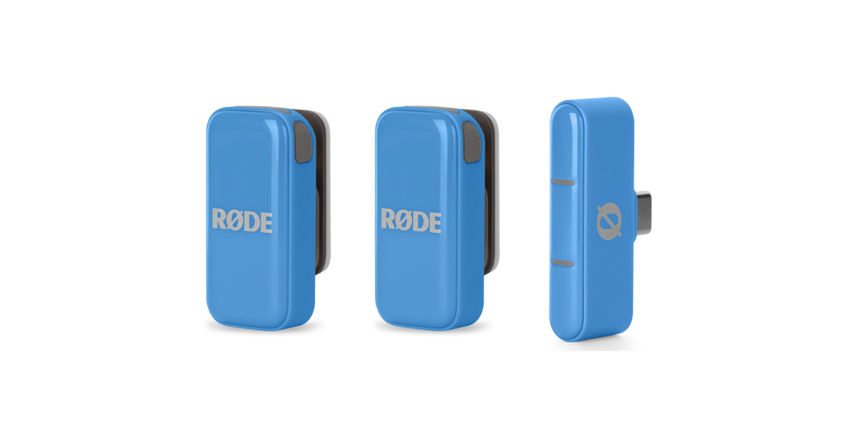Rode Microphones Wireless Micro USB-C , Mikrofon blau