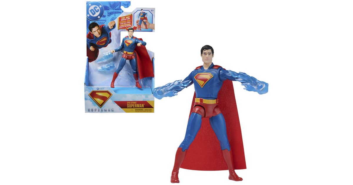 Spin Master Superman - 15 cm Superman Deluxe Action-Figur, Spielfigur