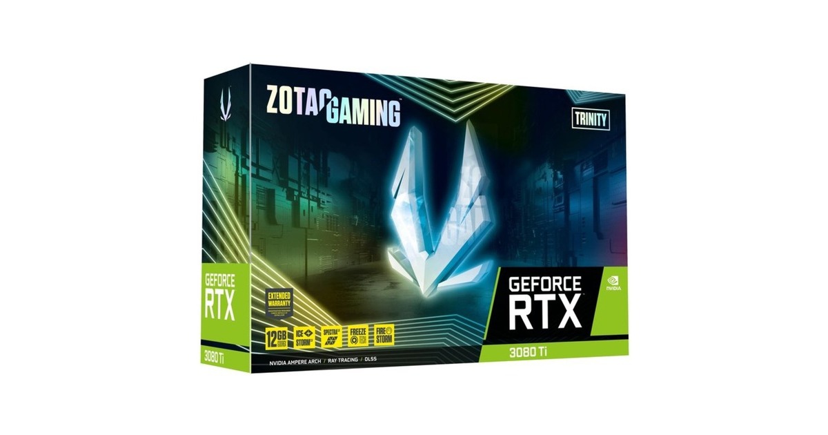 ZOTAC GeForce RTX 3080 Ti Trinity LHR, Grafikkarte Lite Hash Rate, 3x ...