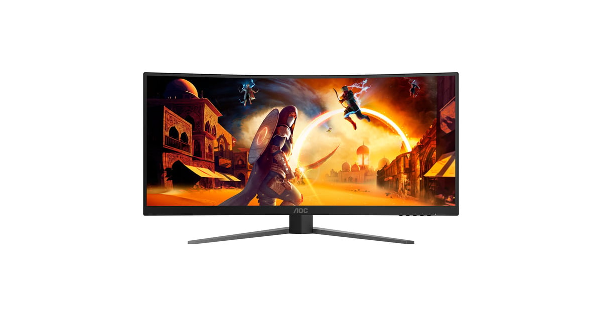 AOC CU34G4Z, Gaming-Monitor 86.4 cm (34 Zoll), schwarz (matt), WQHD ...
