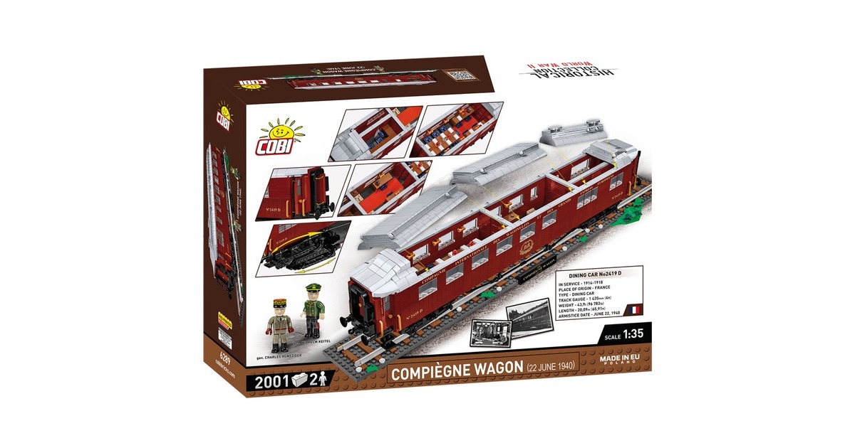 COBI Compiègne Waggon (22 Juni 1940), Konstruktionsspielzeug