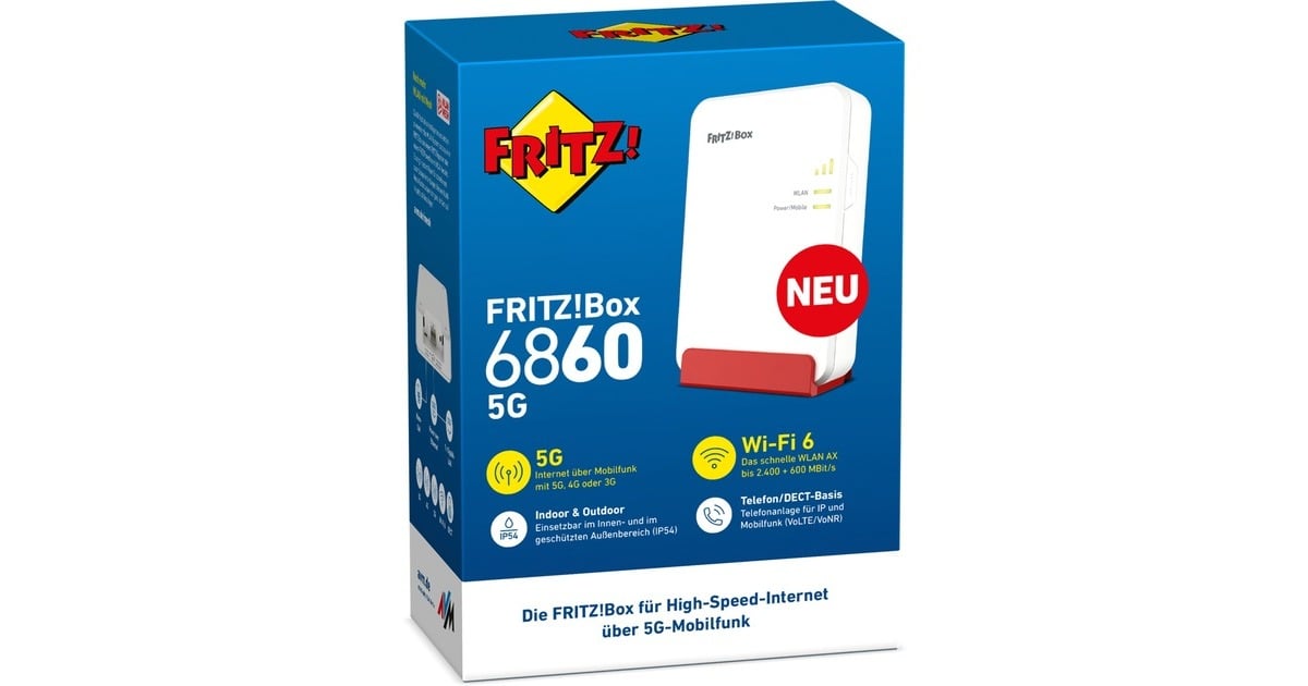 FRITZ! Box 6860 5G, Router