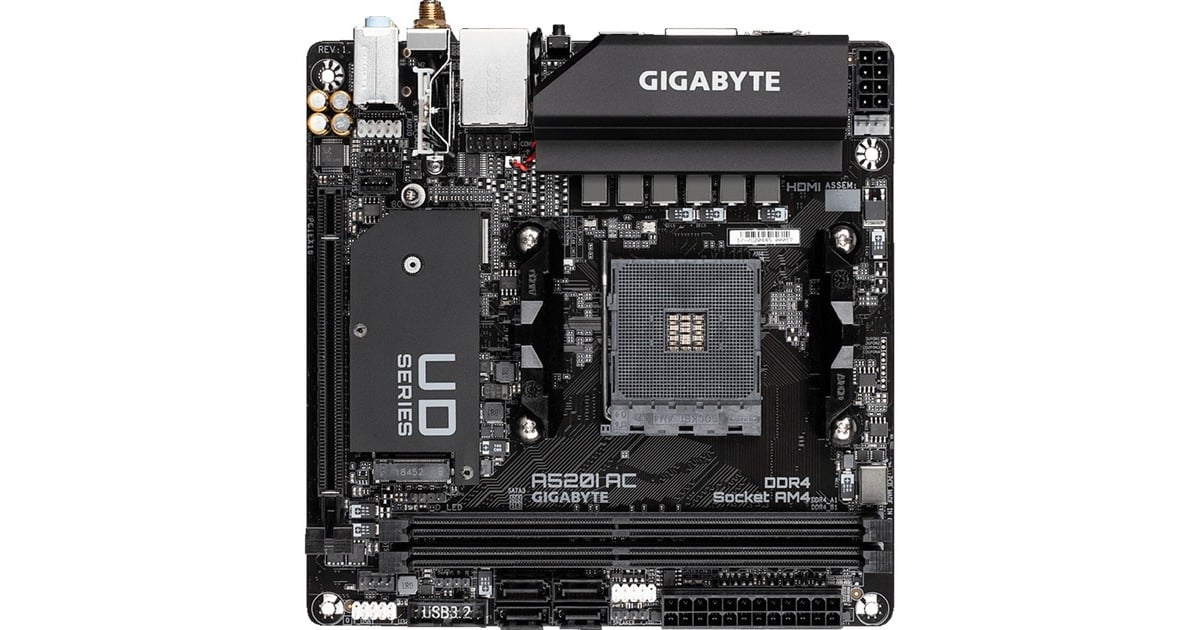 GIGABYTE A520I AC, Mainboard