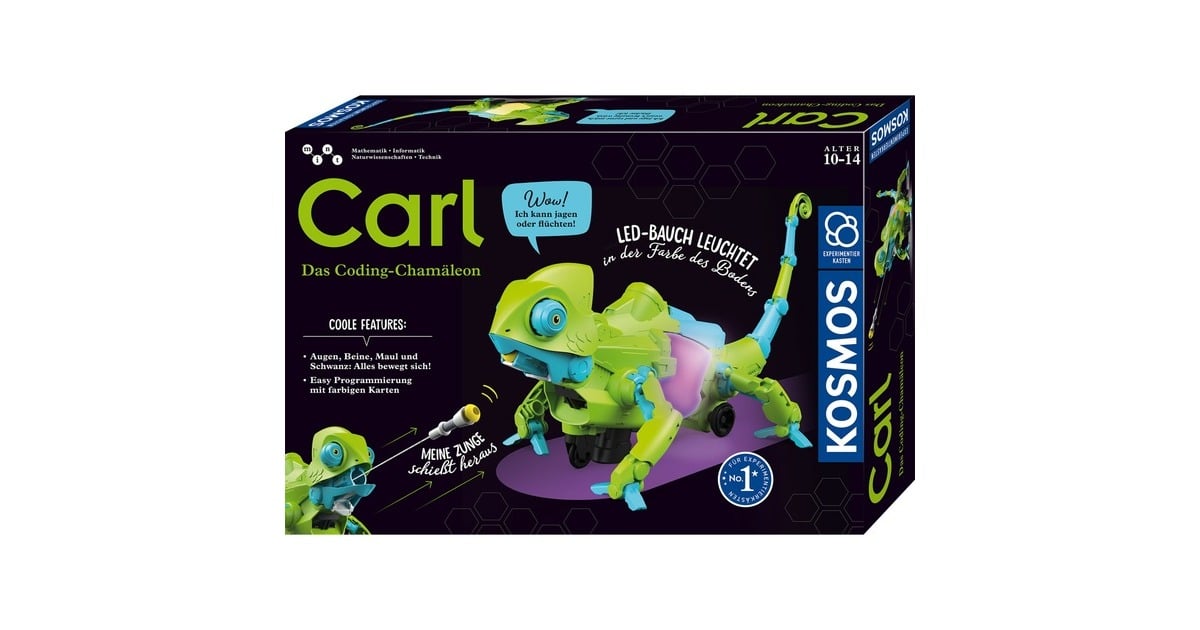 Kosmos Carl - Das Coding-Chamäleon, Experimentierkasten