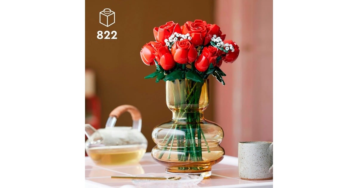 LEGO 10328 Icons Rosenstrauß, Konstruktionsspielzeug