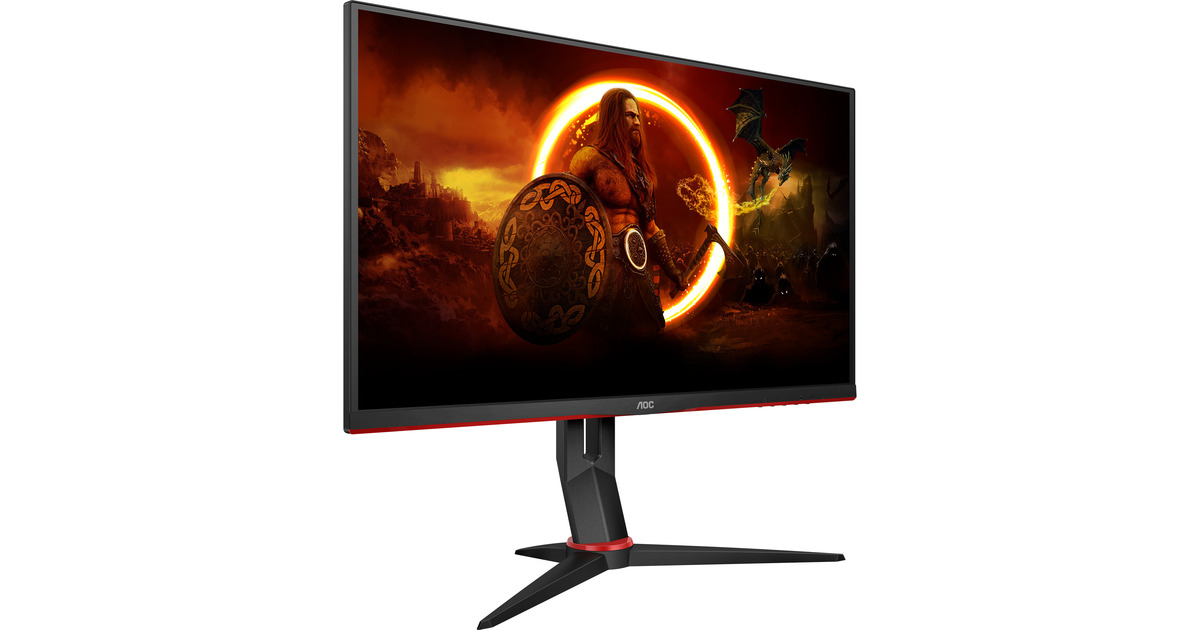 AOC 27G2ZN3/BK, Gaming-Monitor 68.6 cm (27 Zoll), schwarz (matt)/rot ...