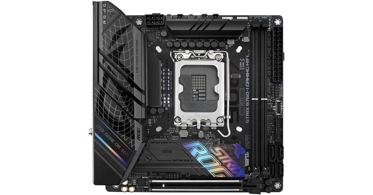 ASUS ROG STRIX B760-I GAMING WIFI, Mainboard schwarz
