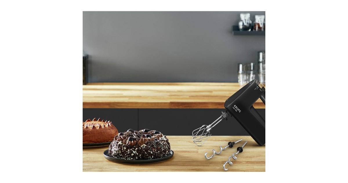 Krups Handmixer 3Mix 7000, 60 Jahre Edition schwarz/kupfer, 500 Watt ...