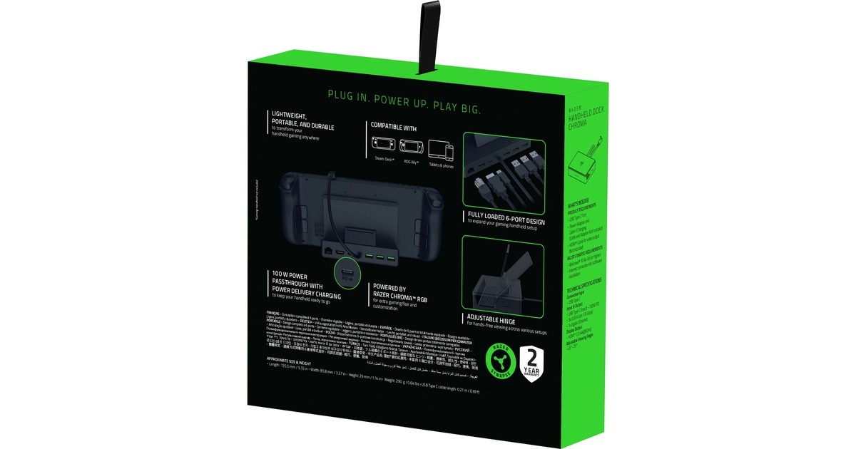 Razer Handheld Dock Chroma, Dockingstation schwarz