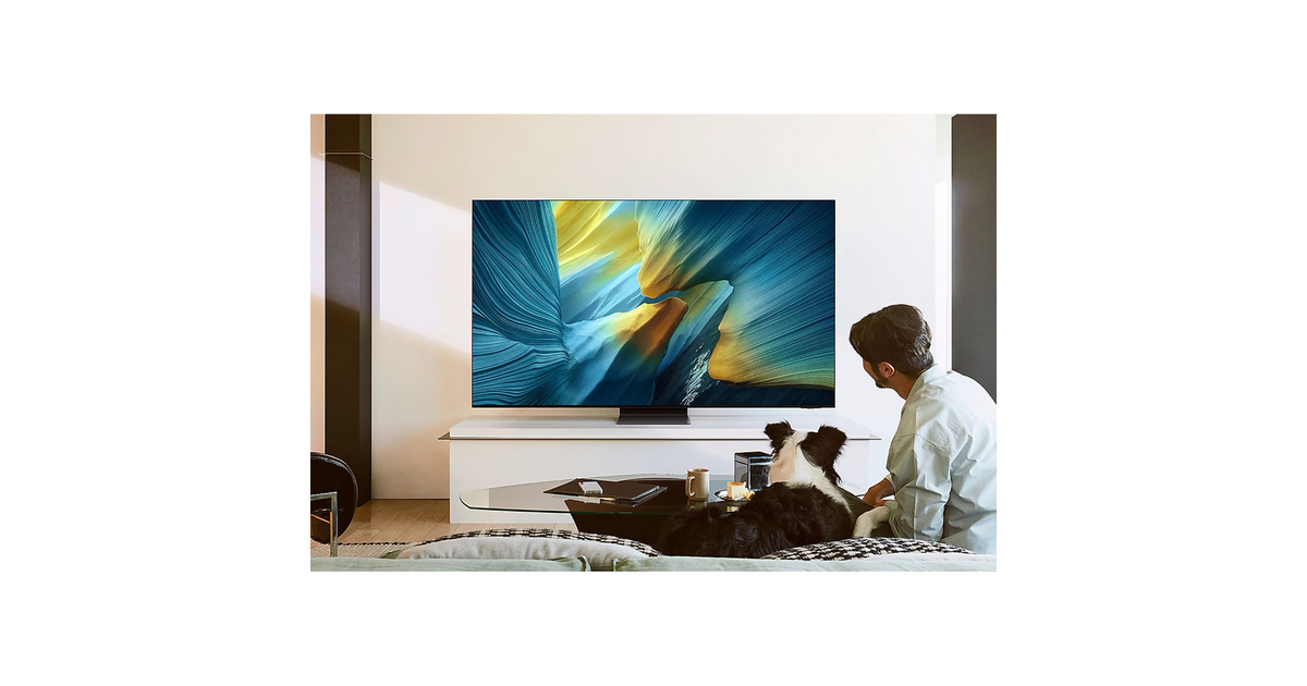 Samsung GQ83S95FAEXZG, OLED-Fernseher 209 cm (83 Zoll), schwarz/silber ...