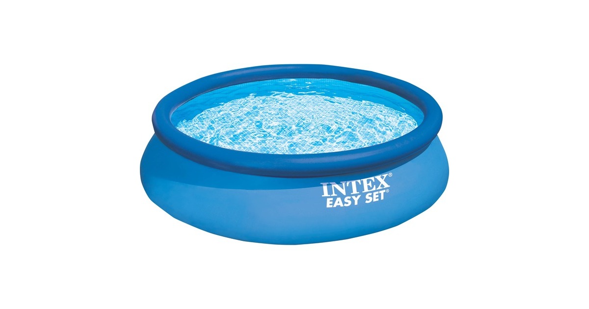 Intex Easy Set Pool 128130NP, Ø 366cm x 76cm, Schwimmbad blau Outlet