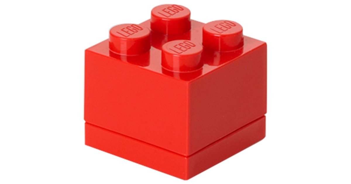 Room Copenhagen LEGO Mini Box 4 rot, Aufbewahrungsbox rot