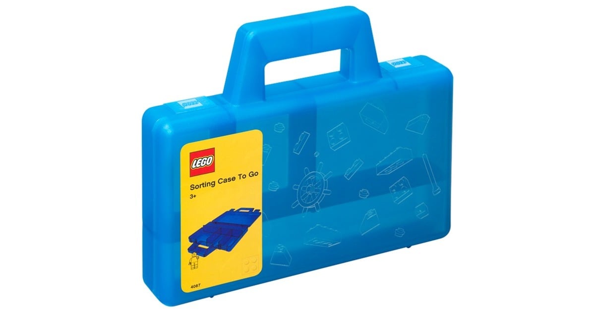 Room Copenhagen LEGO Sortierbox to go, Aufbewahrungsbox blau