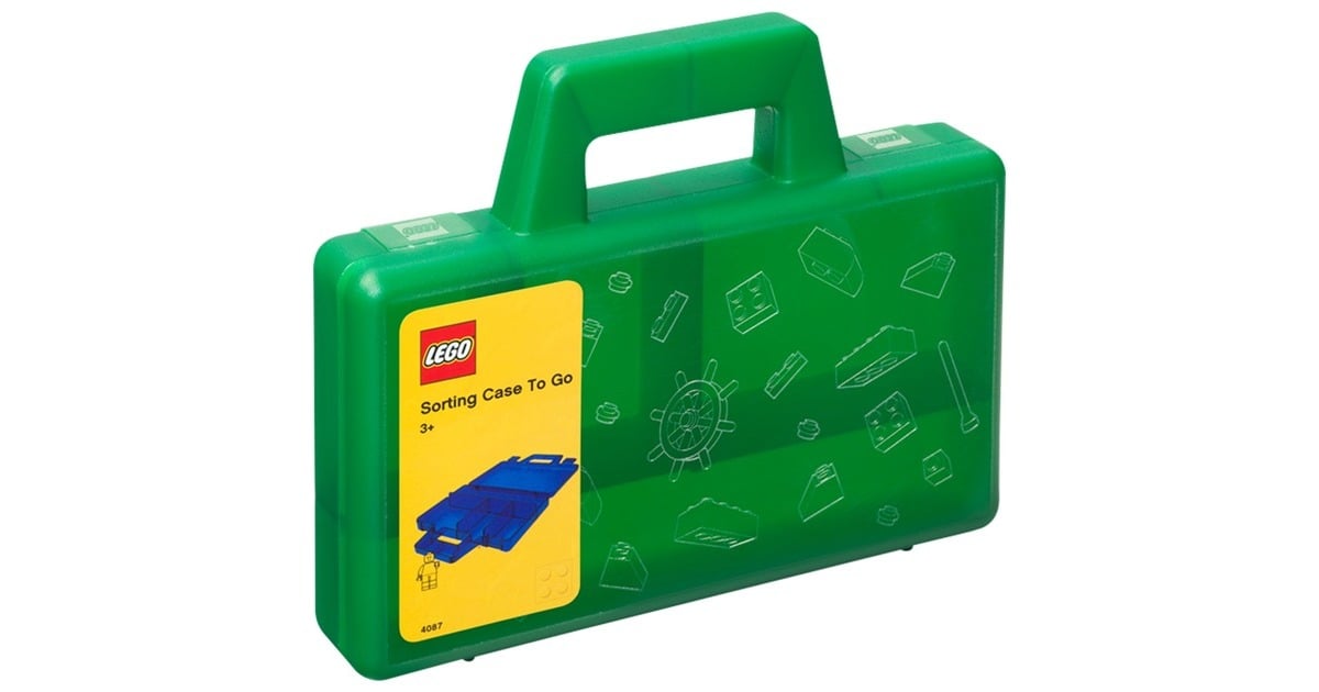 Room Copenhagen LEGO Sortierbox to go, Aufbewahrungsbox grün