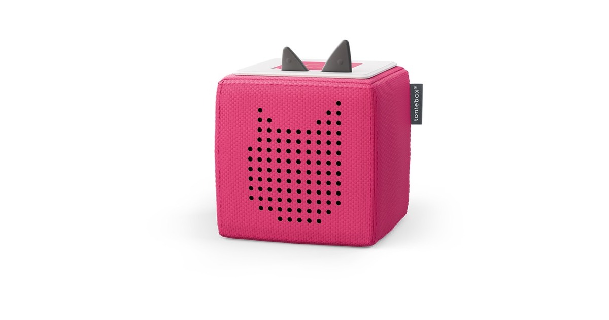 tonies Toniebox Starterset Pink (Kreativ-Tonie), Lautsprecher pink