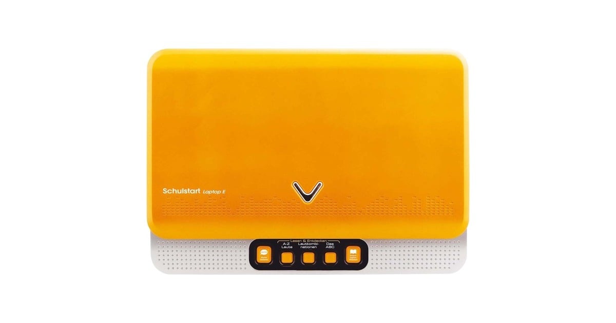 VTech Schulstart Laptop E, Lerncomputer gelb/grau Outlet