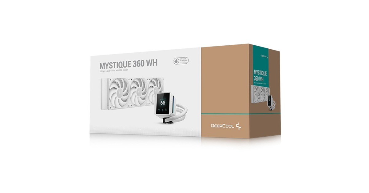 DeepCool MYSTIQUE 360, Wasserkühlung weiß