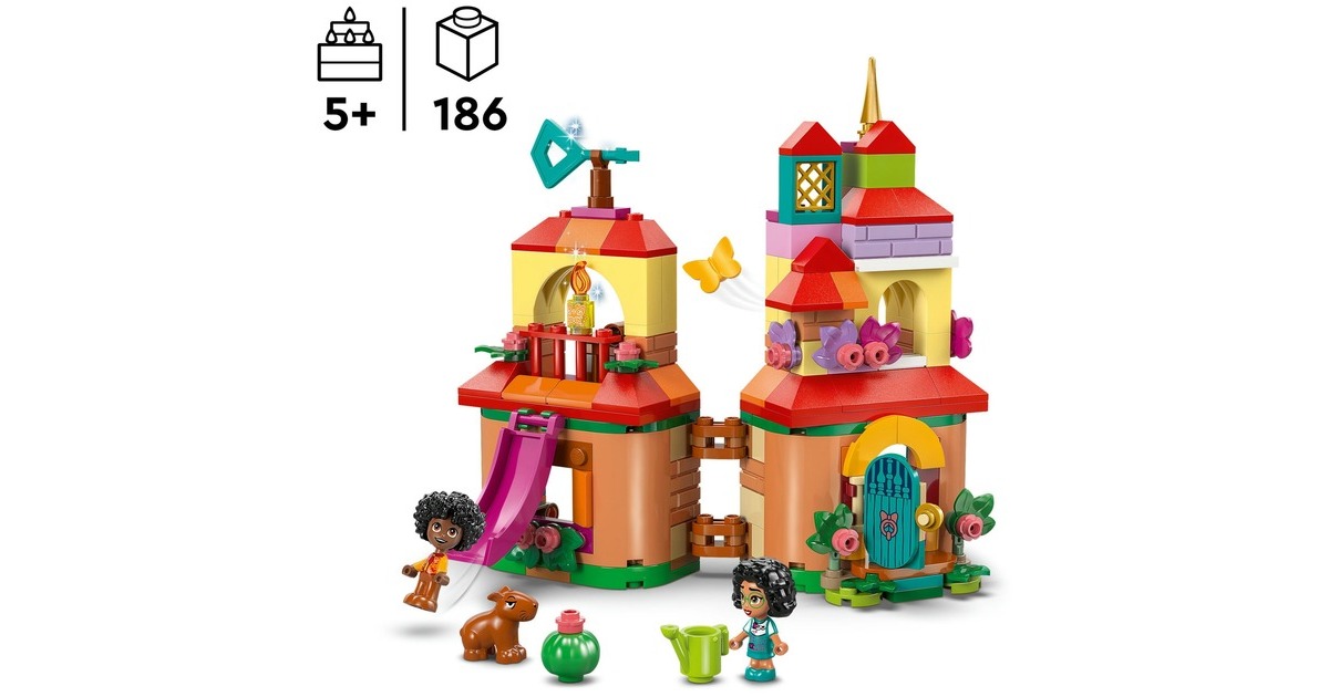 LEGO 43261 Disney Classic Encanto Mini-Haus, Konstruktionsspielzeug