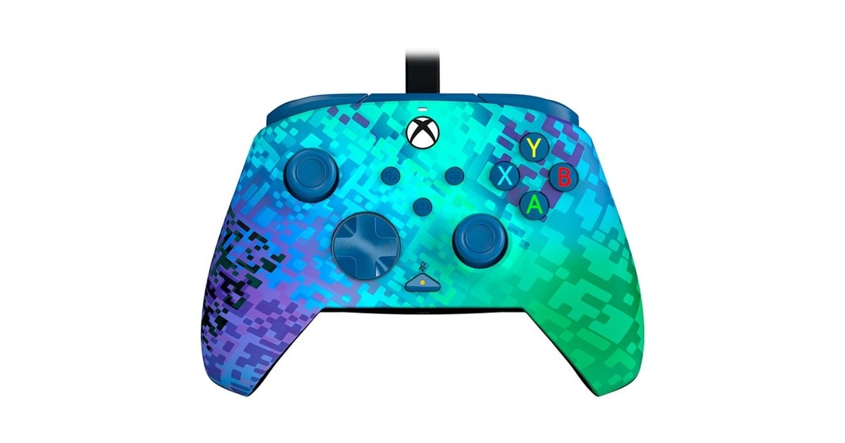 PDP Rematch Advanced Wired Controller - Glitch Green, Gamepad grün/lila ...