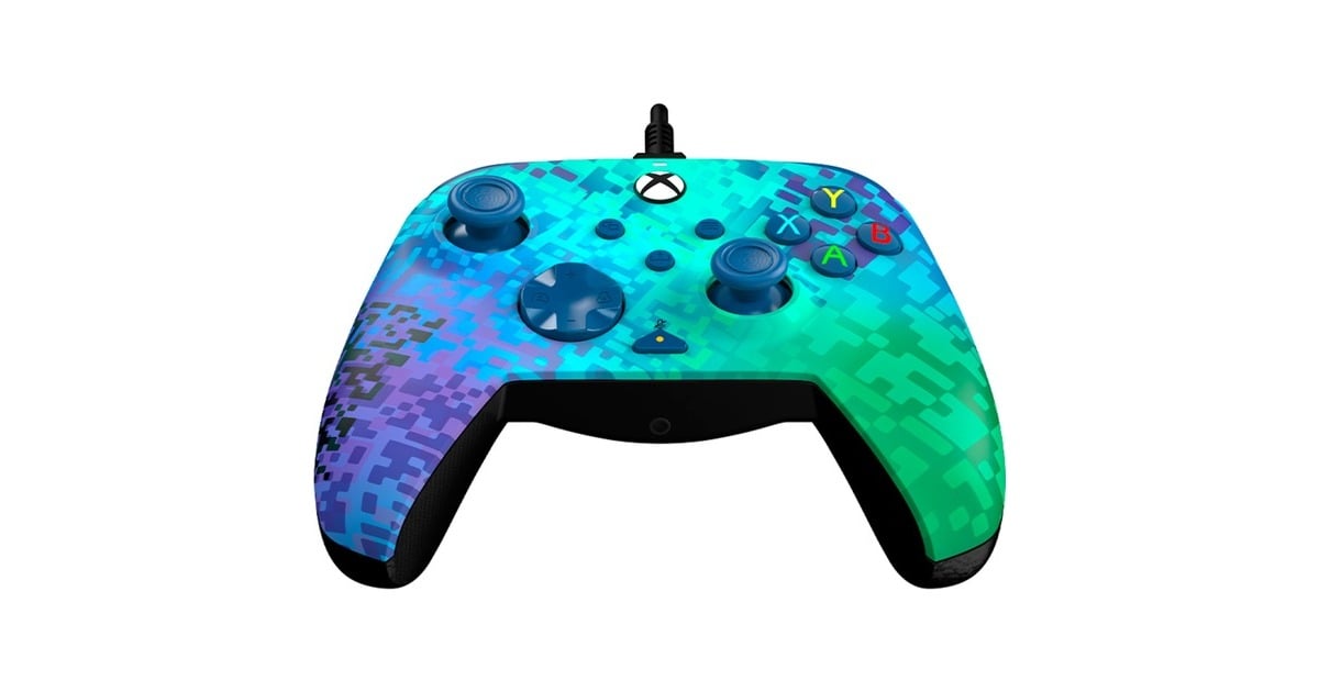PDP Rematch Advanced Wired Controller - Glitch Green, Gamepad grün/lila ...