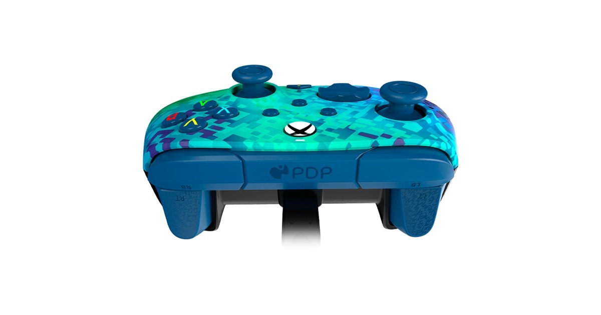 PDP Rematch Advanced Wired Controller - Glitch Green, Gamepad grün/lila ...