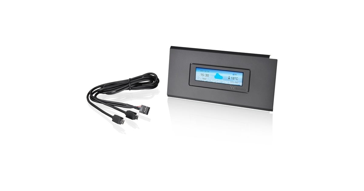 Thermaltake LCD Panel Kit , Display schwarz