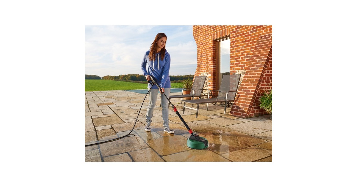 Bosch Heimwerken & Garten Terrassenreiniger AquaSurf 280, Flächenreiniger, Düse grün