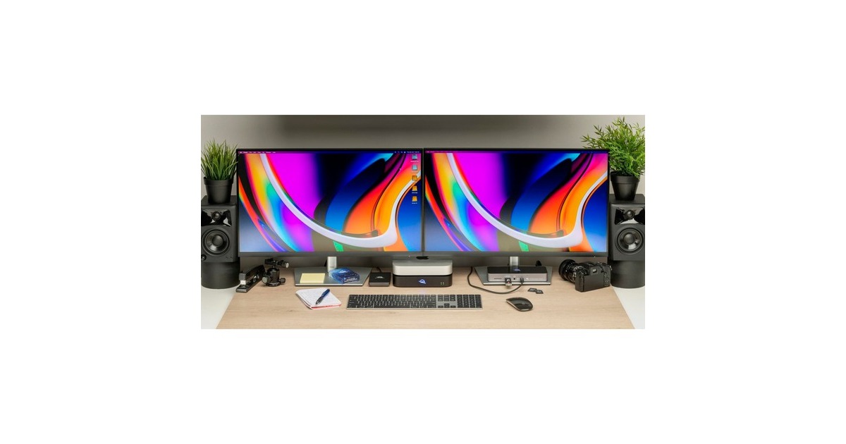 OWC miniStack STX, Thunderbolt 4, Laufwerksgehäuse schwarz, Stapelbares ...