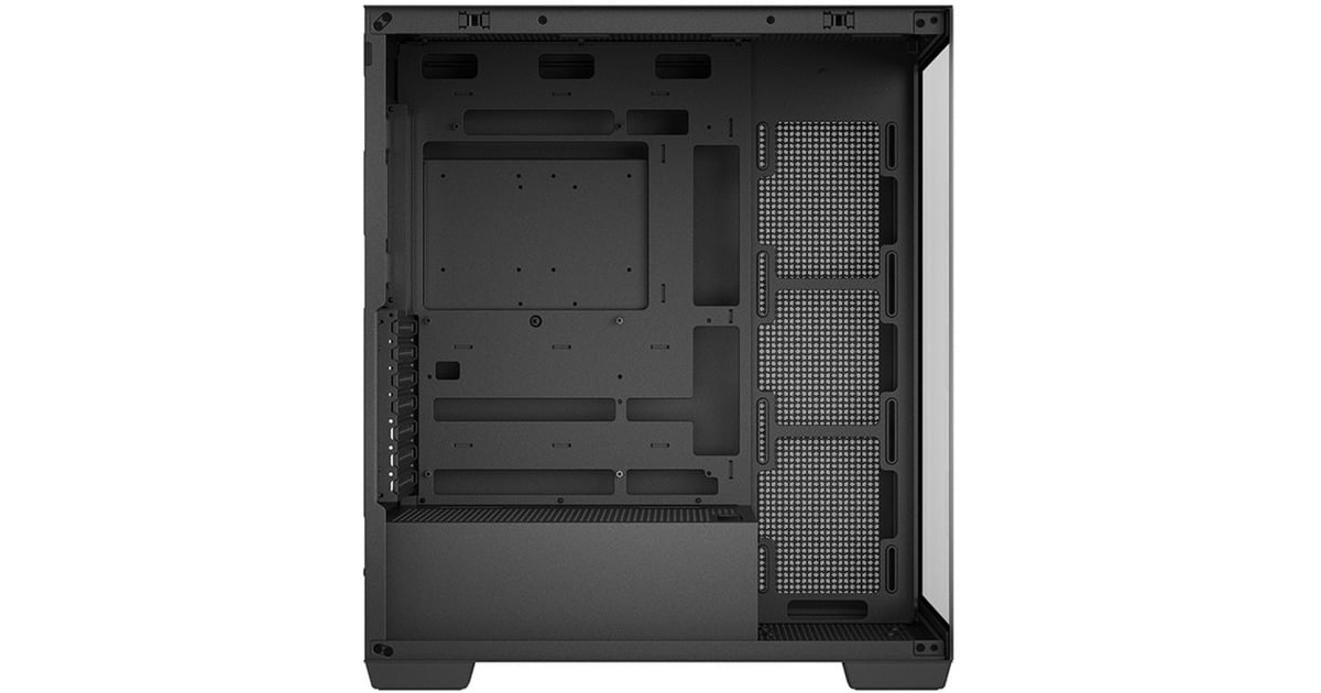 DeepCool CG580, Tower-Gehäuse schwarz, Tempered Glass x 2