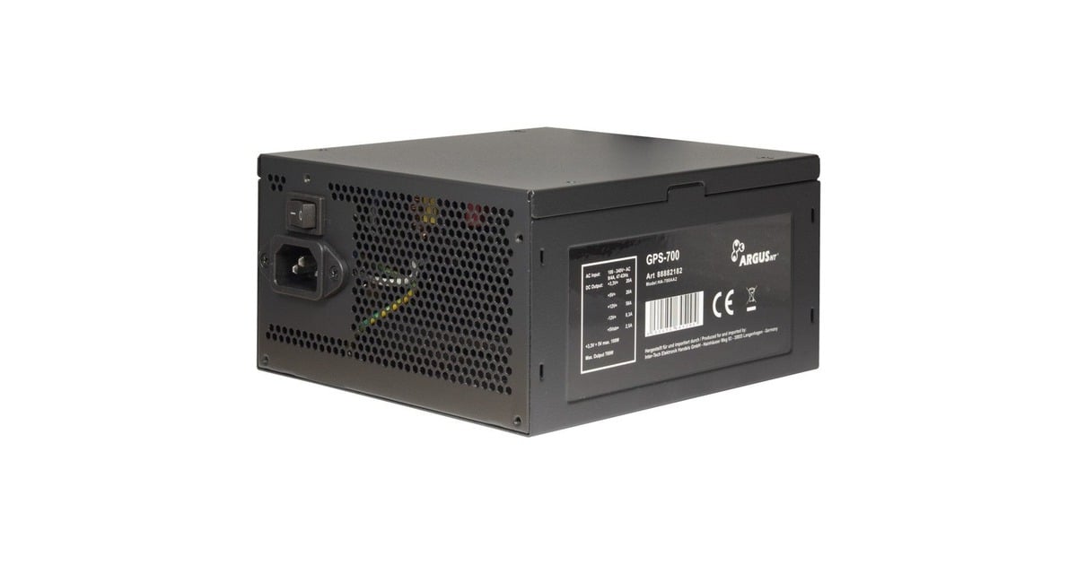 Inter-Tech Argus GPS-700 700W, PC-Netzteil schwarz, 700 Watt Outlet