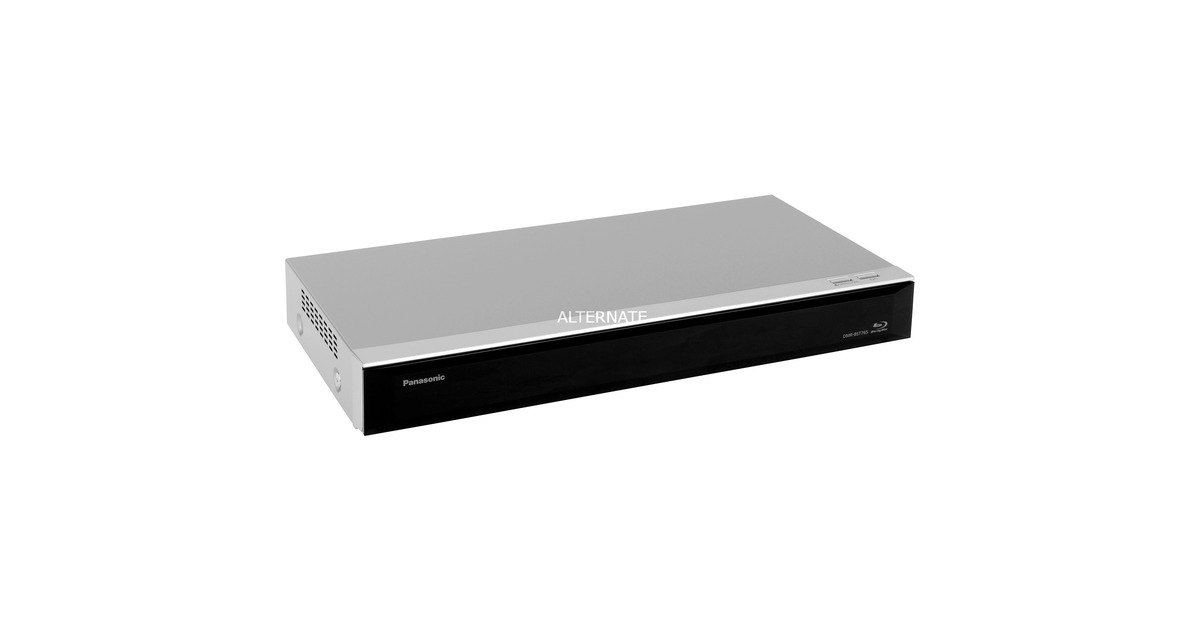 Panasonic DMR-BST765AG, Blu-ray-Rekorder silber/schwarz, 500 GB, WLAN ...